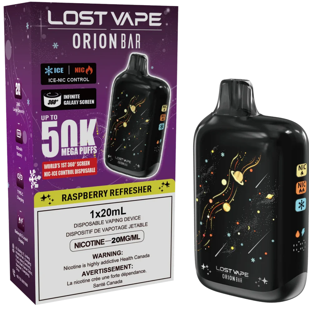 Lost Vape Orion Bar 50K Raspberry Refresher — YEG VAPES