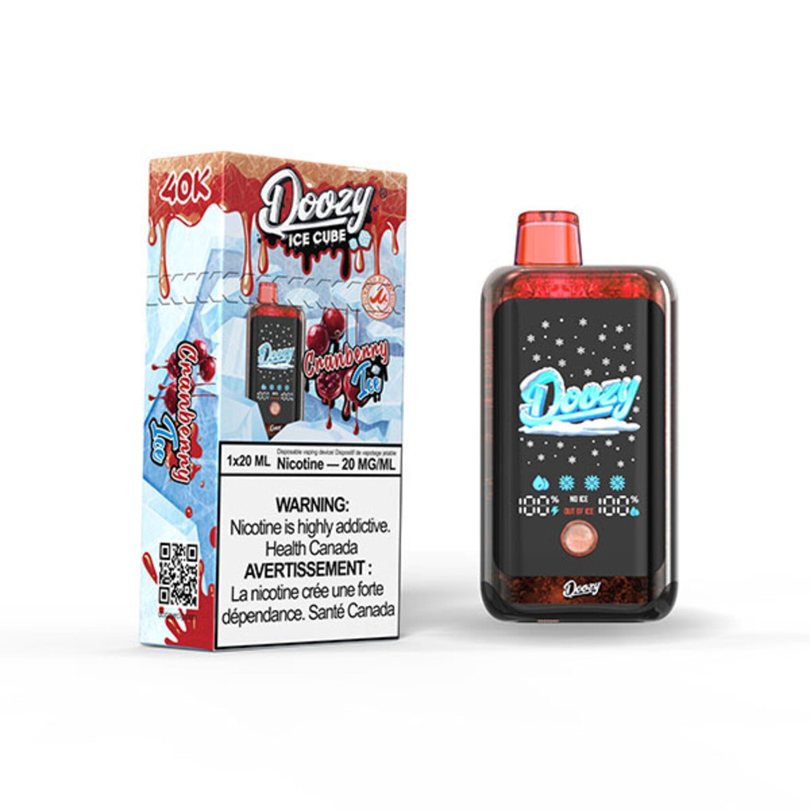 Doozy Ice Cube Cranberry Ice Kit — YEG VAPES